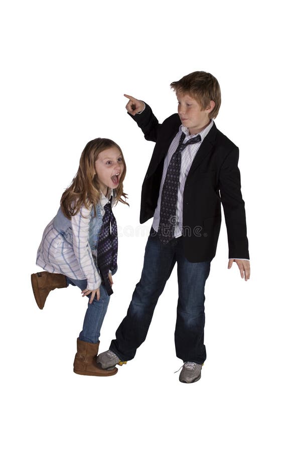 Brother and Sister Goofing Around Stock Photo - Image of playful ...