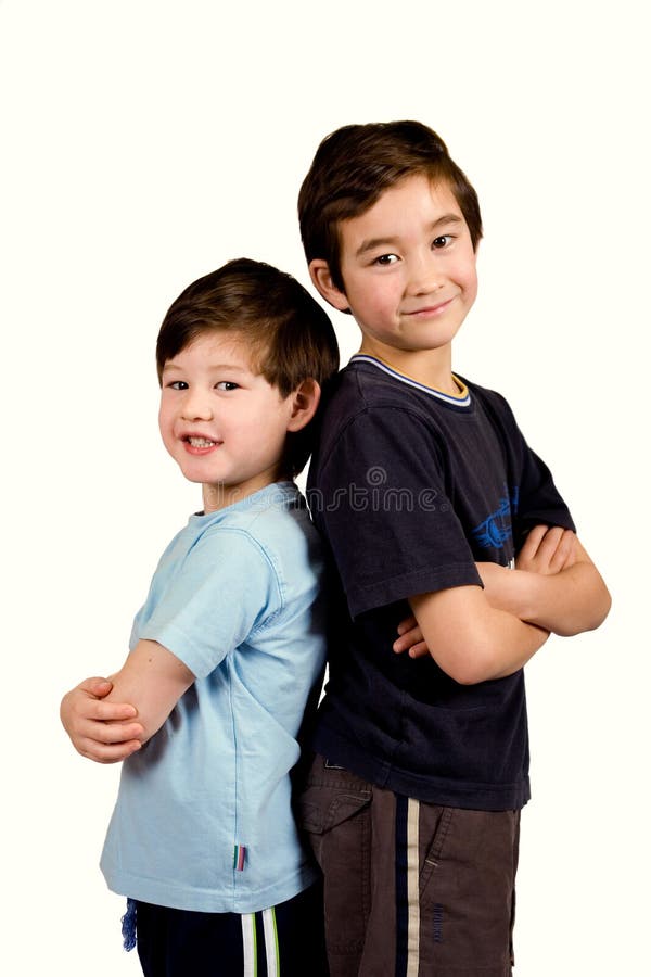 Brotherly love. stock photo. Image of achievement, childhood - 1973592