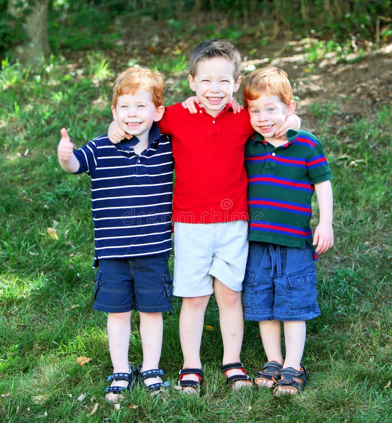 Brothers stock photo. Image of grass, cute, adorable - 16232788