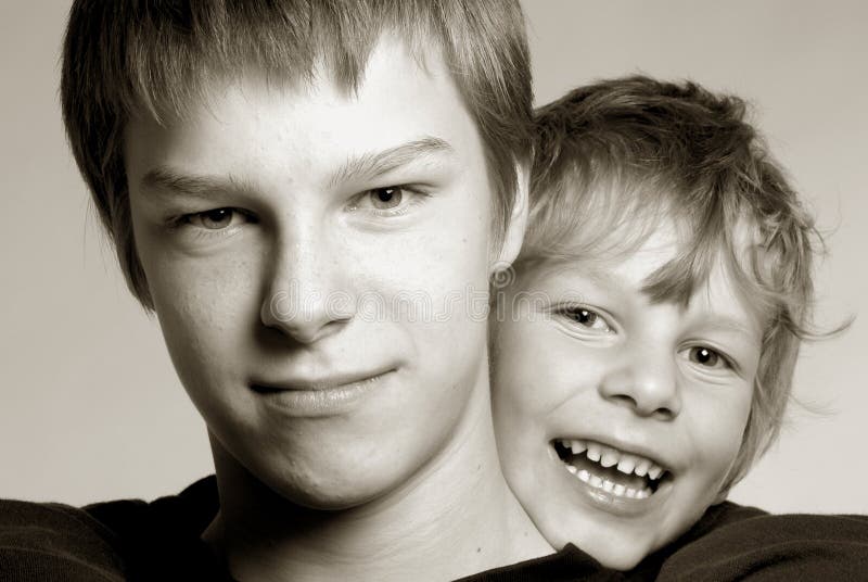 Brothers stock photo. Image of friendship, brother, smiles - 308696