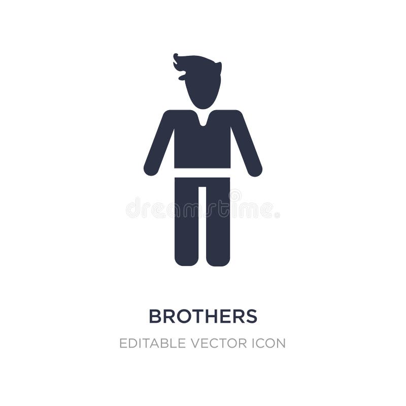 Brothers Icon on White Background. Simple Element Illustration from ...