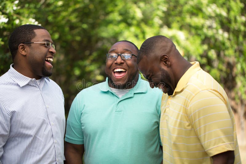 Brothers Laughing and Talking. Stock Image - Image of males, sibling ...