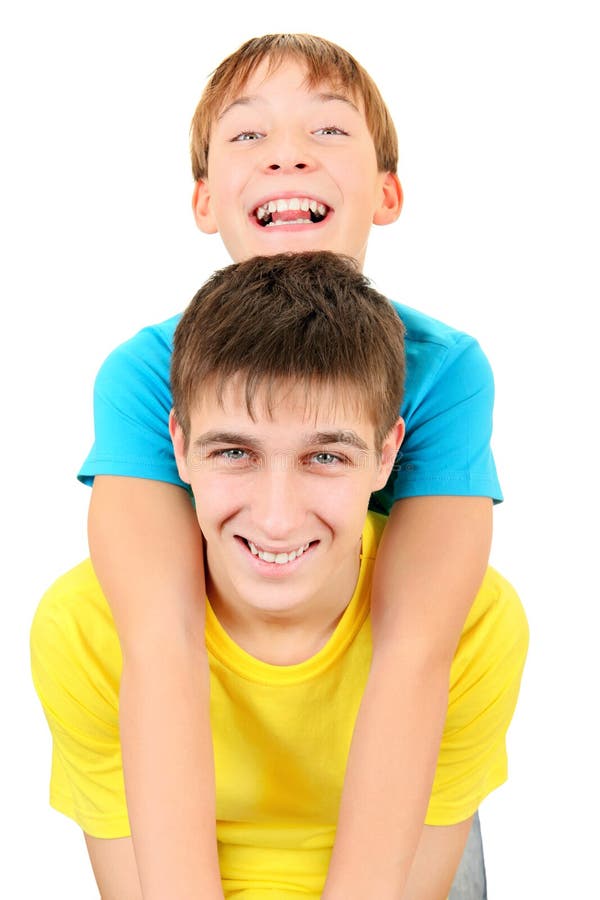Brothers Portrait stock photo. Image of childhood, happiness - 48843134