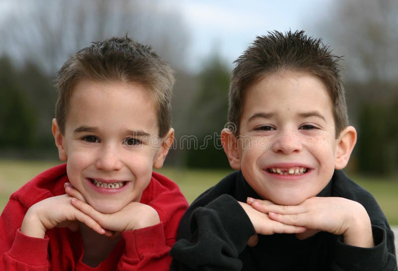Brothers Smiling stock photo. Image of emotion, handsome - 1737644