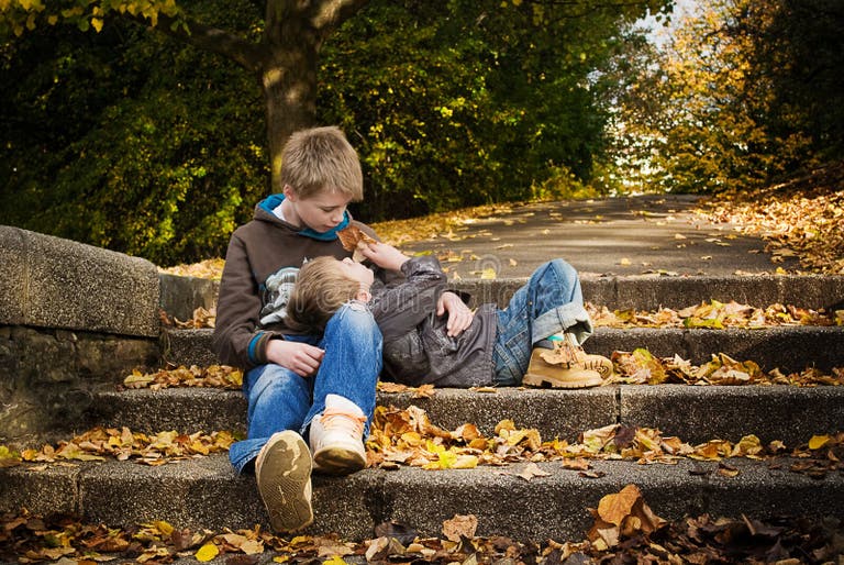 Brothers talking. stock image. Image of together, sibling - 11407129
