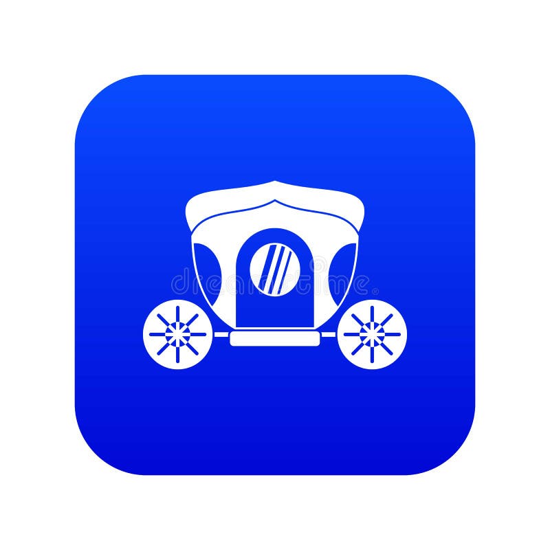 Brougham icon digital blue stock vector. Illustration of elegant ...