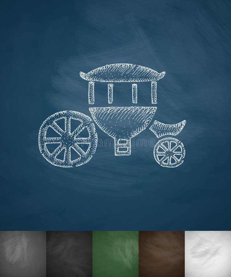 Brougham Icon. Hand Drawn Vector Illustration Stock Vector ...