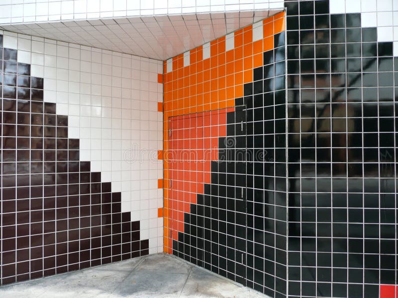 Broward County Public Library S Tile Wall Stock Image - Image of ...