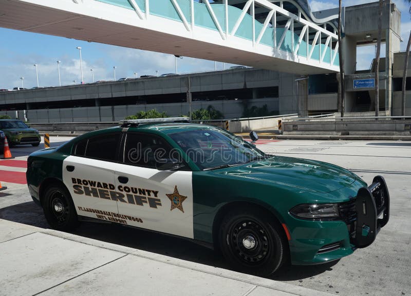 Broward County Sheriff Car Provides Security at Fort Lauderdale ... Broward County Sheriff Car Provides Security at Fort Lauderdale ...