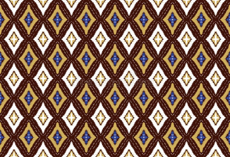 Brown Abstract Background Backdrop Stripes Ethnic Geometric Pattern ...