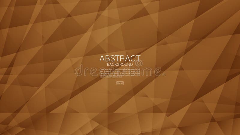 Brown Abstract Background, Polygon Graphic, Geometric Vector, Minimal Texture, Web Background ...