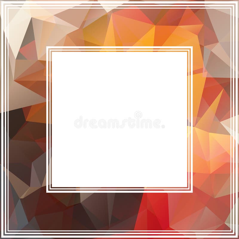 Brown abstract border stock illustration. Illustration of colored ...