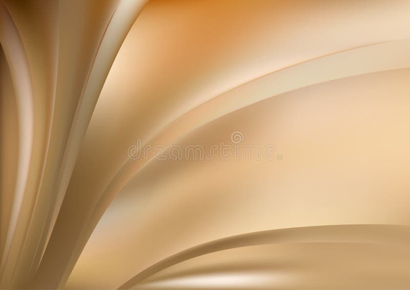 Brown Abstract Wave Background Stock Vector - Illustration of lights ...