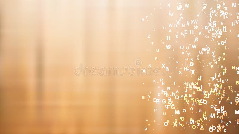 Brown Alphabet Background stock vector. Illustration of font - 165099315