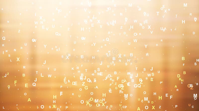Brown Alphabet Letters Background Illustration Stock Vector ...