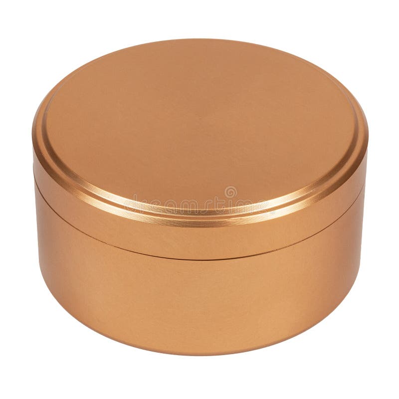 Brown Aluminum Can Closed with a Cap Stock Image - Image of recycle ...