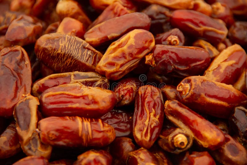 Brown Arabic Dates in the Stock Stock Image - Image of product ...