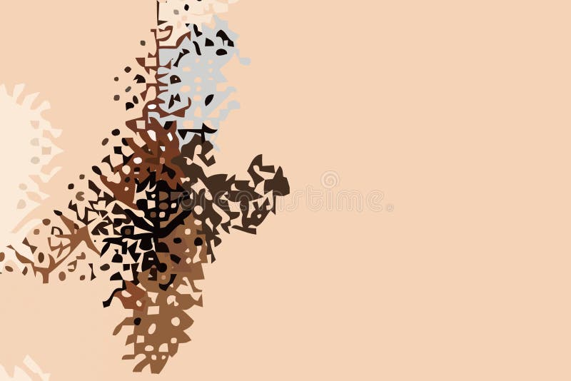 Brown Background. Abstract Vector. Modern Geometric Design Stock Vector ...