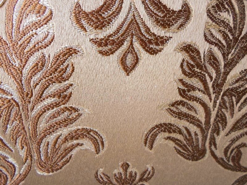 Brown Background with Embroidered Pattern. for Wallpaper, Fabrics Stock ...