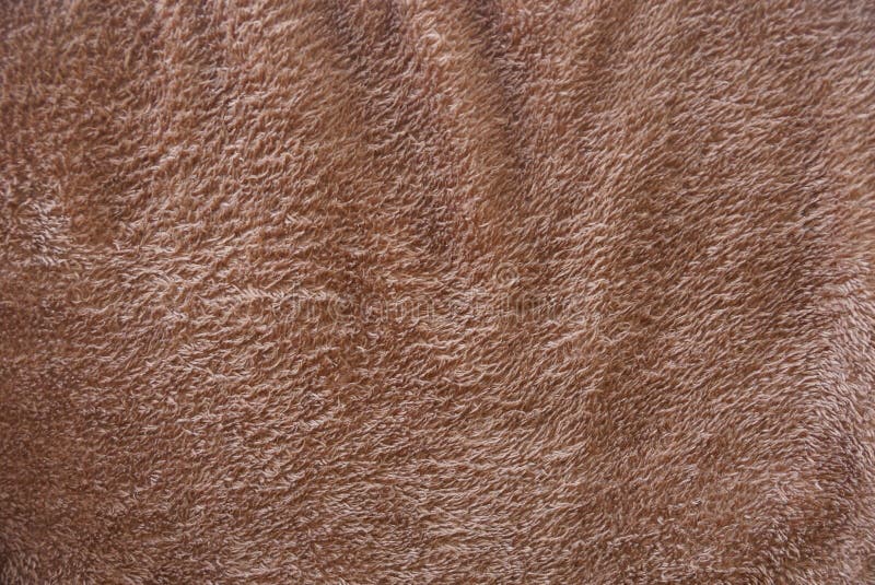 Brown furry fabric detail stock photo. Image of soft - 36398440