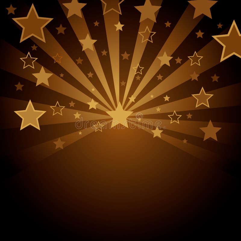 Abstract Wavy Pattern with Stars Stock Vector - Illustration of stars ...