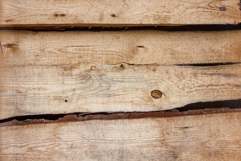 Brown Background Texture of Horizontal Wooden Planks Bark Stock Photo ...
