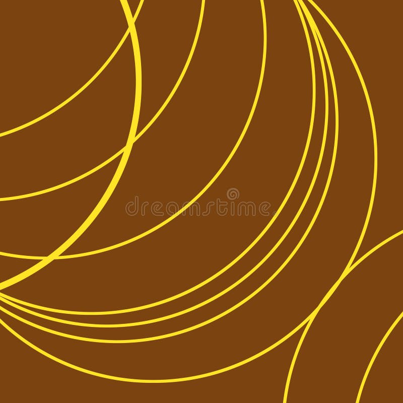 Brown Background,yellow Thick and Thin Lines in Curves Stock ...