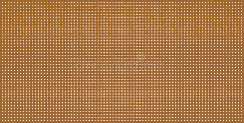 A Brown Background with Yellow White and Orange Pixels Dots. the Pixels ...