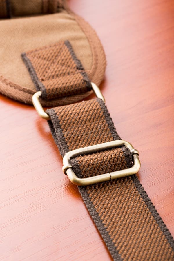 Brown backpack buckle stock photo. Image of purse, accessory - 49067270