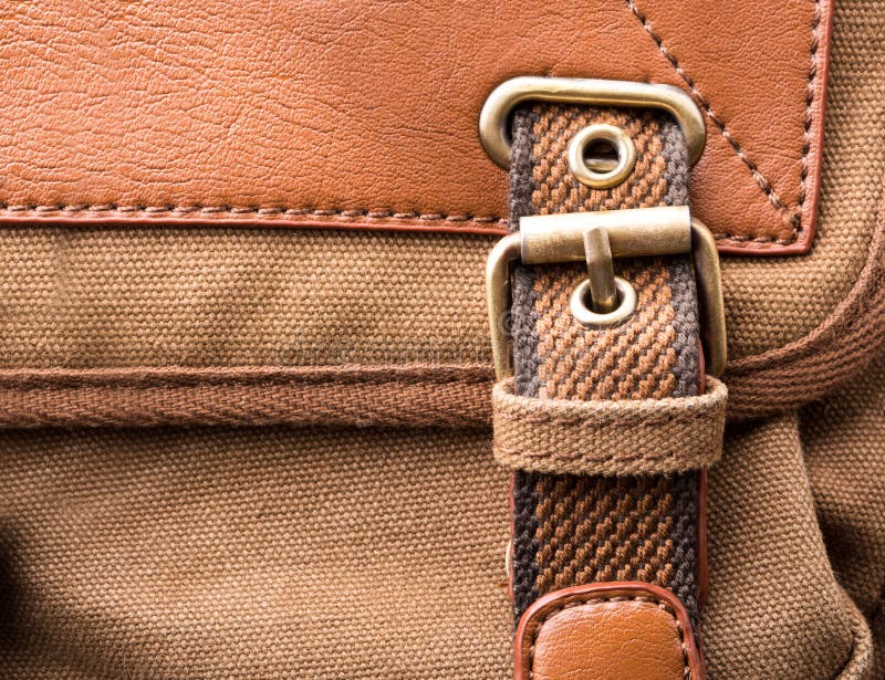 Brown backpack buckle stock image. Image of buckled, fastened - 48535523