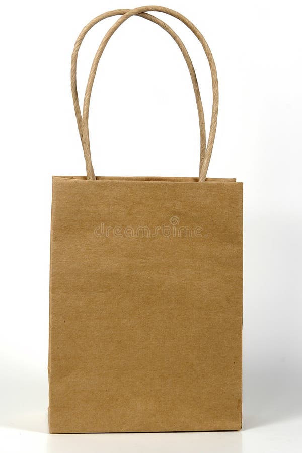 Brown Bag stock photo. Image of carry, mall, paper, paperbag - 42560