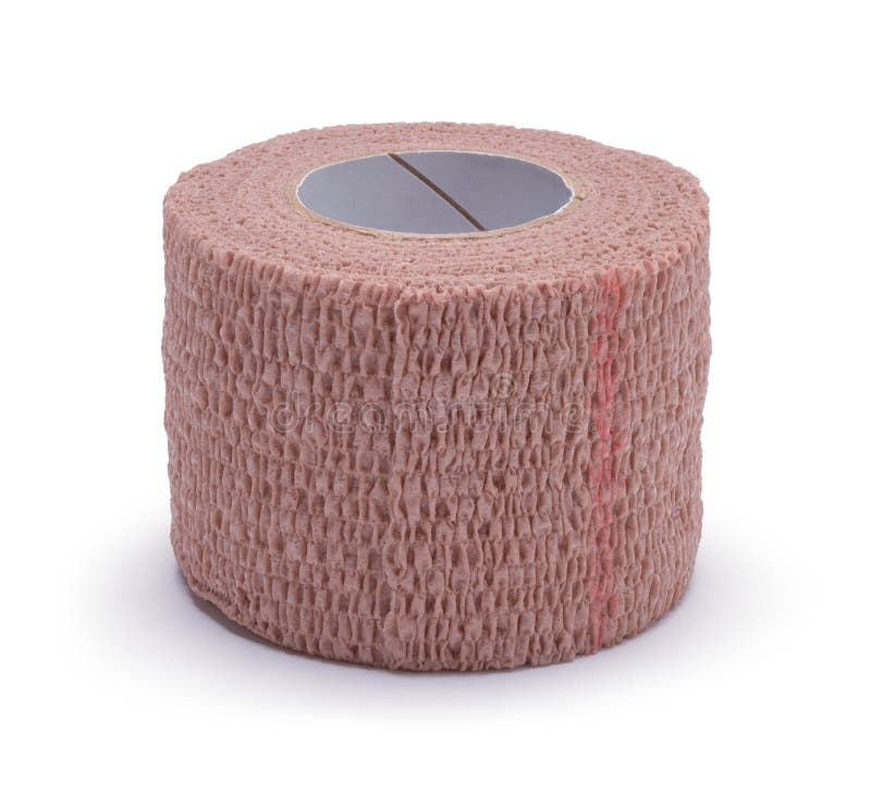 Brown Bandage Roll stock image. Image of roll, fabric - 270803979
