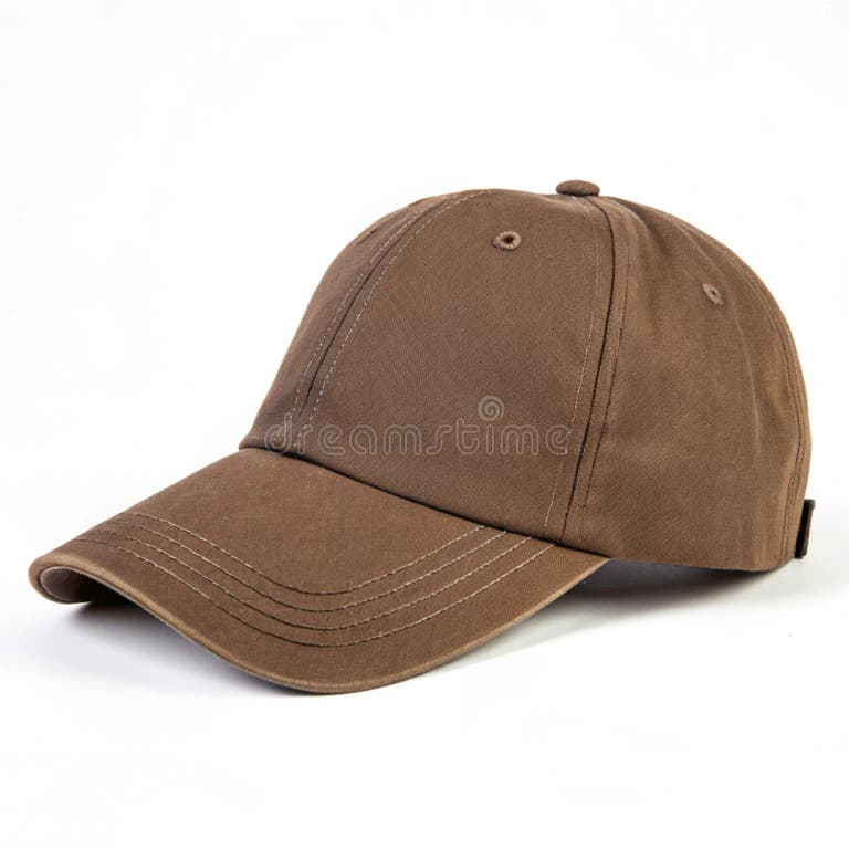 Brown Baseball Cap Isolated on Transparent Background Stock ...