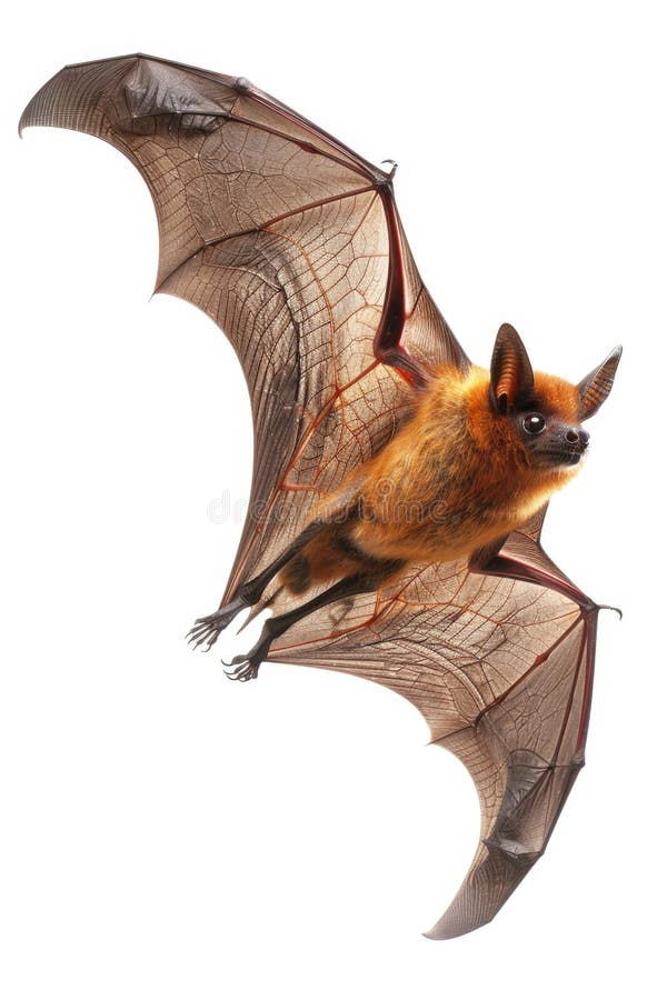 Brown bat in flight stock photo. Image of aerial, wildlife - 371759898