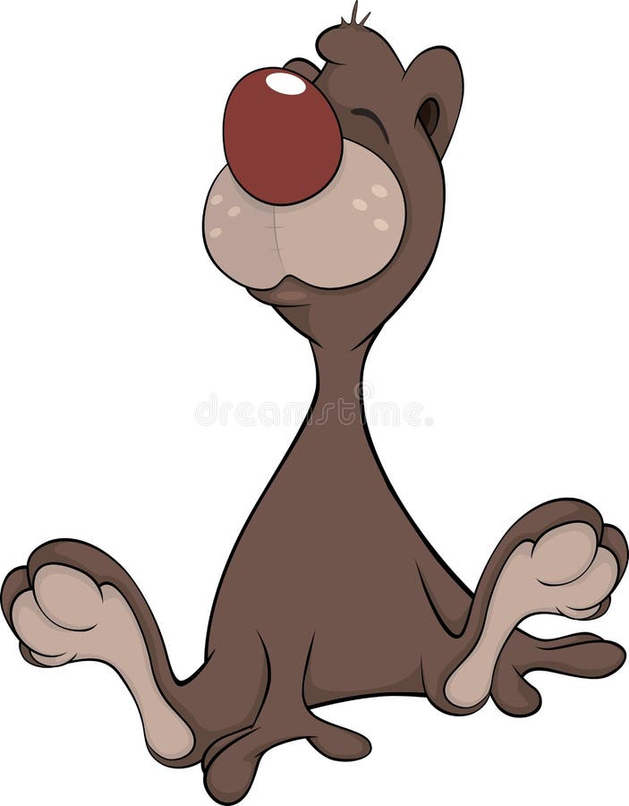 Brown Bear. Cartoon stock vector. Illustration of cartoon - 31572896