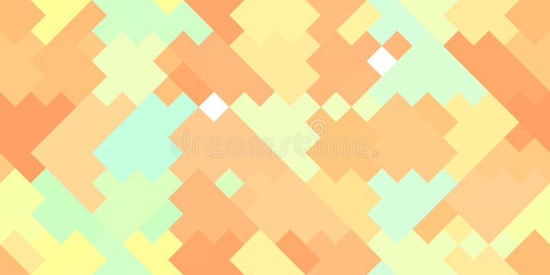 Brown Beige Colored Geometric Pixelate Texture. Colorful Square ...