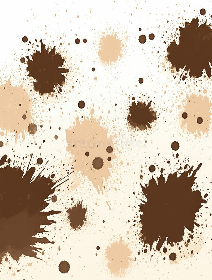 Brown and Beige Ink Splatter Background Stock Illustration ...