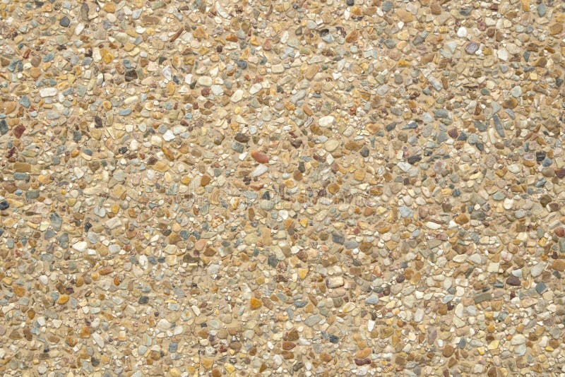 Brown Beige Pebble Stone Texture Background, Rough Floor or Wall Stock ...