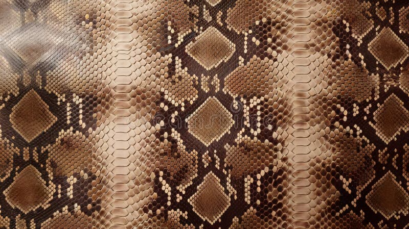 Brown and Beige Python Skin Texture, Reptile Good Resolution Stock ...