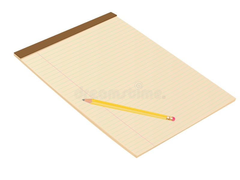 Brown notepad Background stock illustration. Illustration of colorful ...