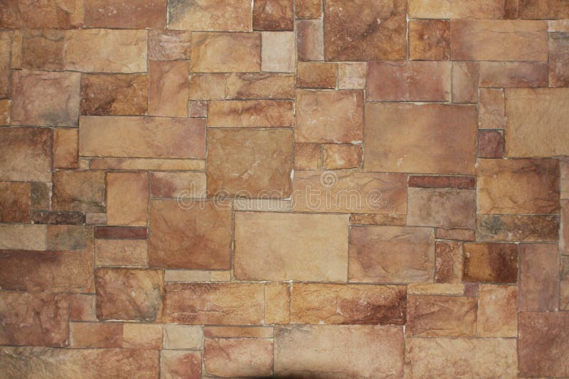 Brown block or brick wall stock image. Image of shape - 11551385