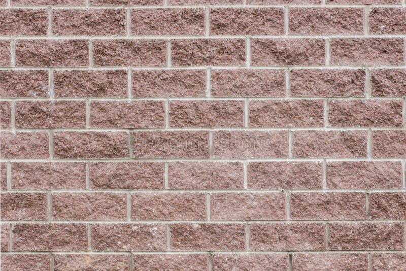 The Brown Block Wall Background Texture of Modern Builing Stock Image ...