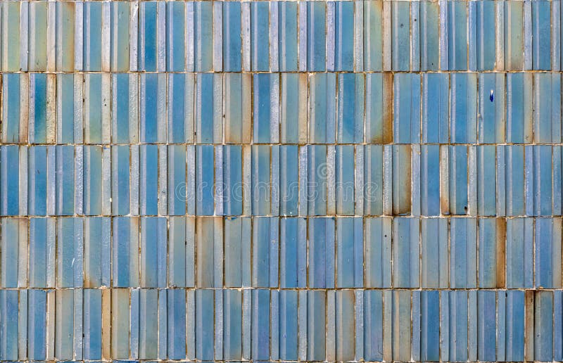 Brown and Blue Tiles Outdoor Tile Ceramic Tile with Joints Stock Photo ...