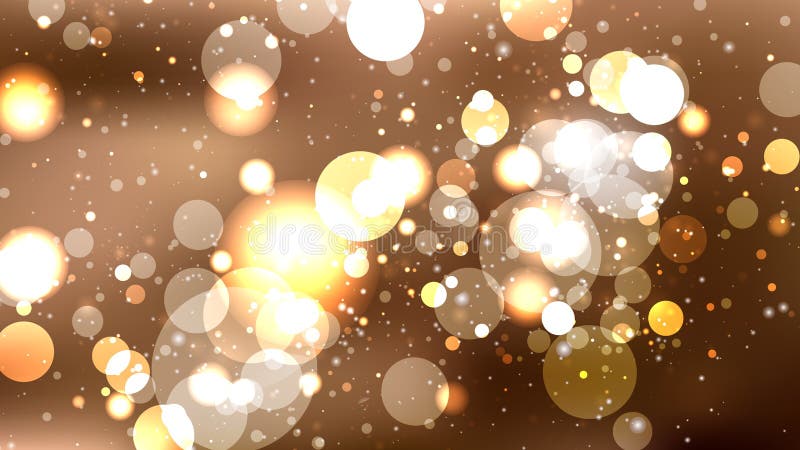 Brown Blurred Bokeh Background Vector Art Stock Vector - Illustration of bokeh, sparkle: 165150801