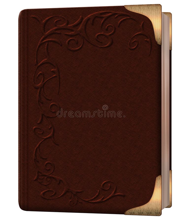 Brown book stock image. Illustration of patterns, book - 28121375