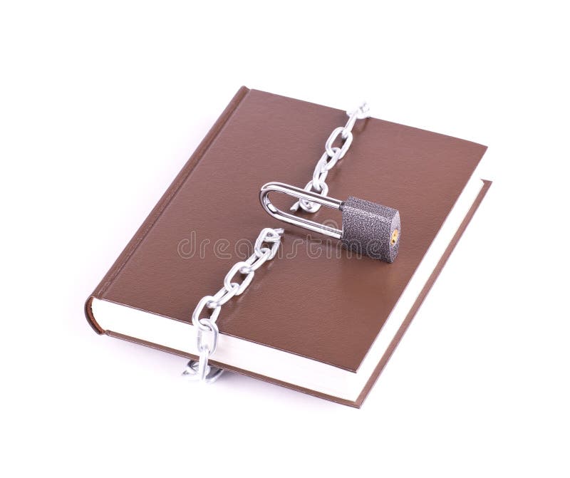 Padlock and Book. Information Security Stock Image - Image of education ...