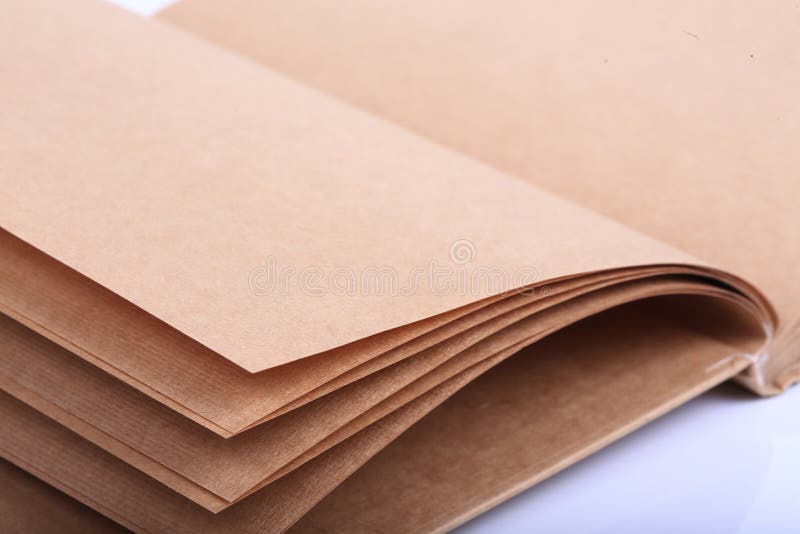 Old brown book opened stock image. Image of design, blank - 38185035