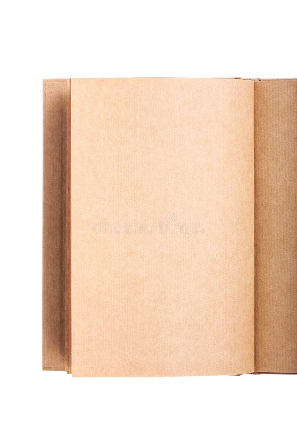 Old brown book opened stock image. Image of design, blank - 38185035