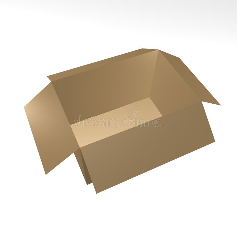 Simple Light Brown Cardboard Box Stock Illustrations – 3,213 Simple ...