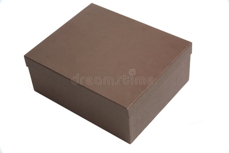 Brown box stock photo. Image of shopping, closed, container - 11953388